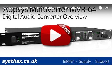 Appsys ProAudio Multiverter Now Available - Overview Video - Synthax UK