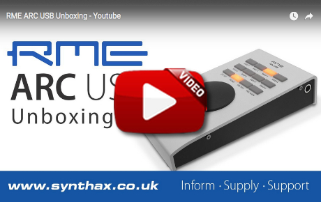RME ARC USB (Advanced Remote Control) - Unboxing Video
