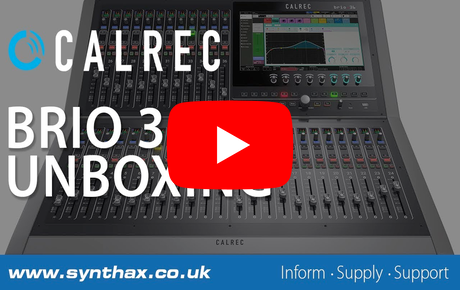 Calrec Brio 36 - Unboxing Video - Broadcast Mixing Console