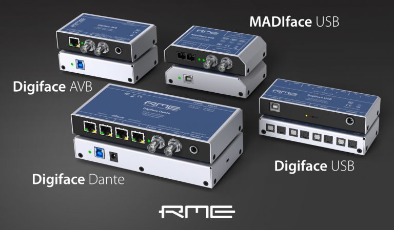 RME Digiface Dante Now Shipping - 258-Channel Dante & MADI Interface