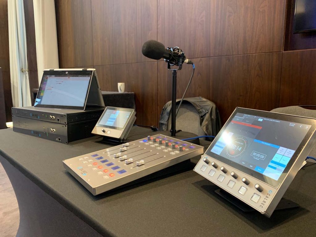 Calrec Type R at Radio TechCon 2019 - Synthax Audio UK