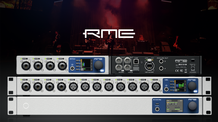 Next Generation RME Audio Networking Devices - Synthax Audio UK