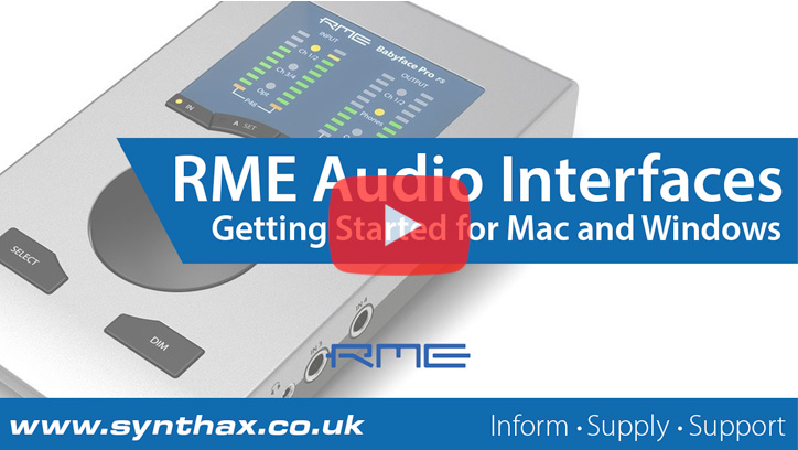 Getting started with RME Audio Interfaces on Mac & Windows (Setup)