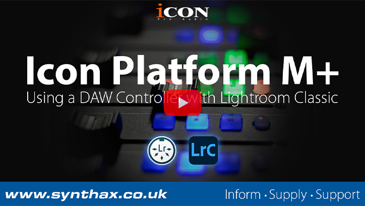 Using the Icon Platform M+ with Lightroom Classic - Synthax Audio UK