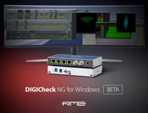 RME Audio announces DIGICheck NG Beta for Windows users