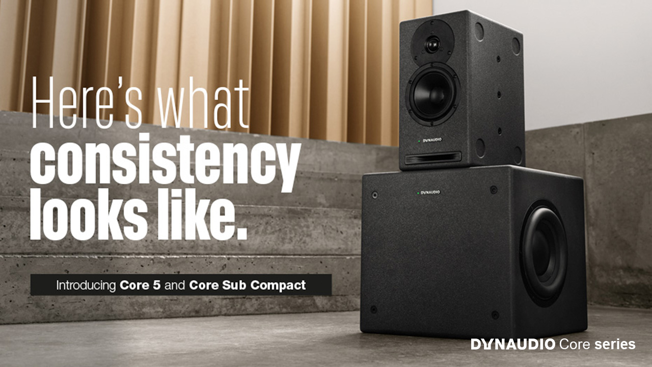 Dynaudio announces Core 5 Studio Monitors and Core Sub Compact