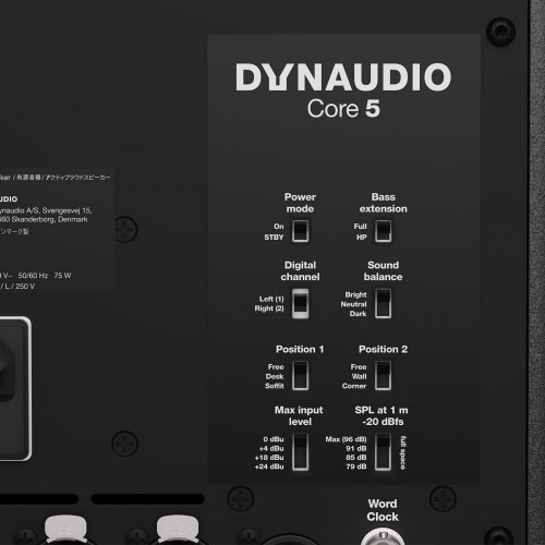 Dynaudio Core 5 (single) - Active 2-way Studio Nearfield Monitor