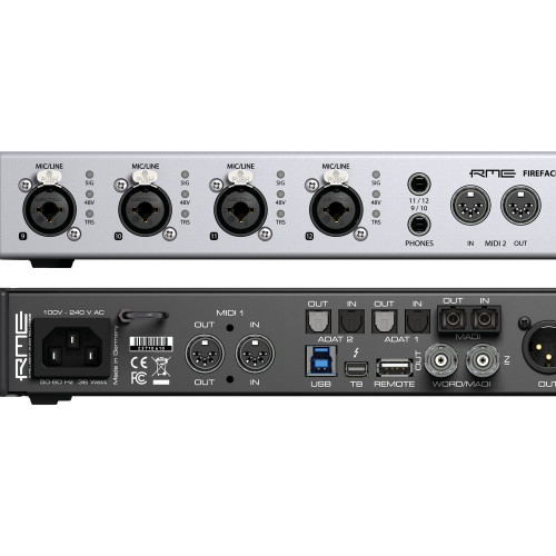RME Fireface UFX+ [Discontinued] - 188 Channel, 24-Bit/192kHz Pro USB 3 ...
