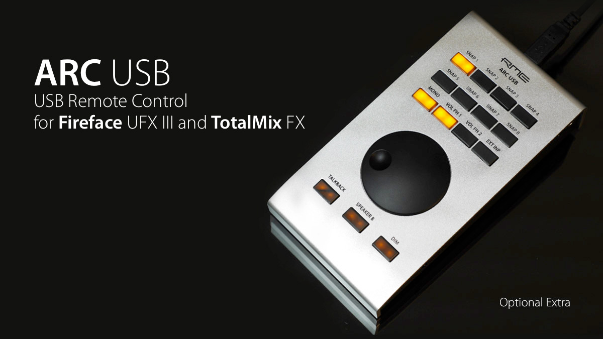 RME Fireface UFX III - 188 Channel, 24-Bit/192kHz Pro USB 3.0 Audio ...